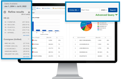 Bill of Lading Search by Company | Descartes Datamyne
